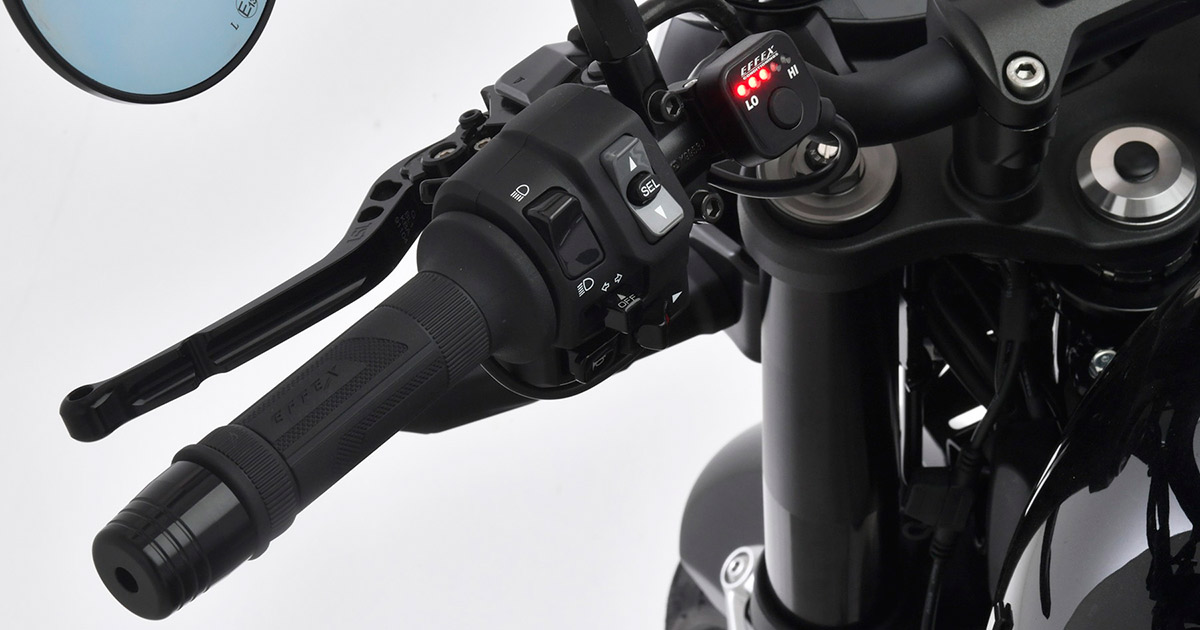 EFFEX GRIP HEATER 別体型 従来品｜コンパクトなスイッチで5段階の温度調節が可能なオートバイ用グリップヒーター｜株式会社プロト